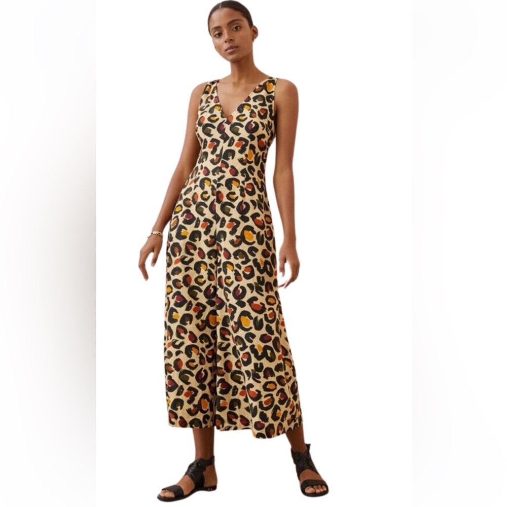 Farm Rio X Anthropologie Leopard Print Wide Leg Cropp… - Gem